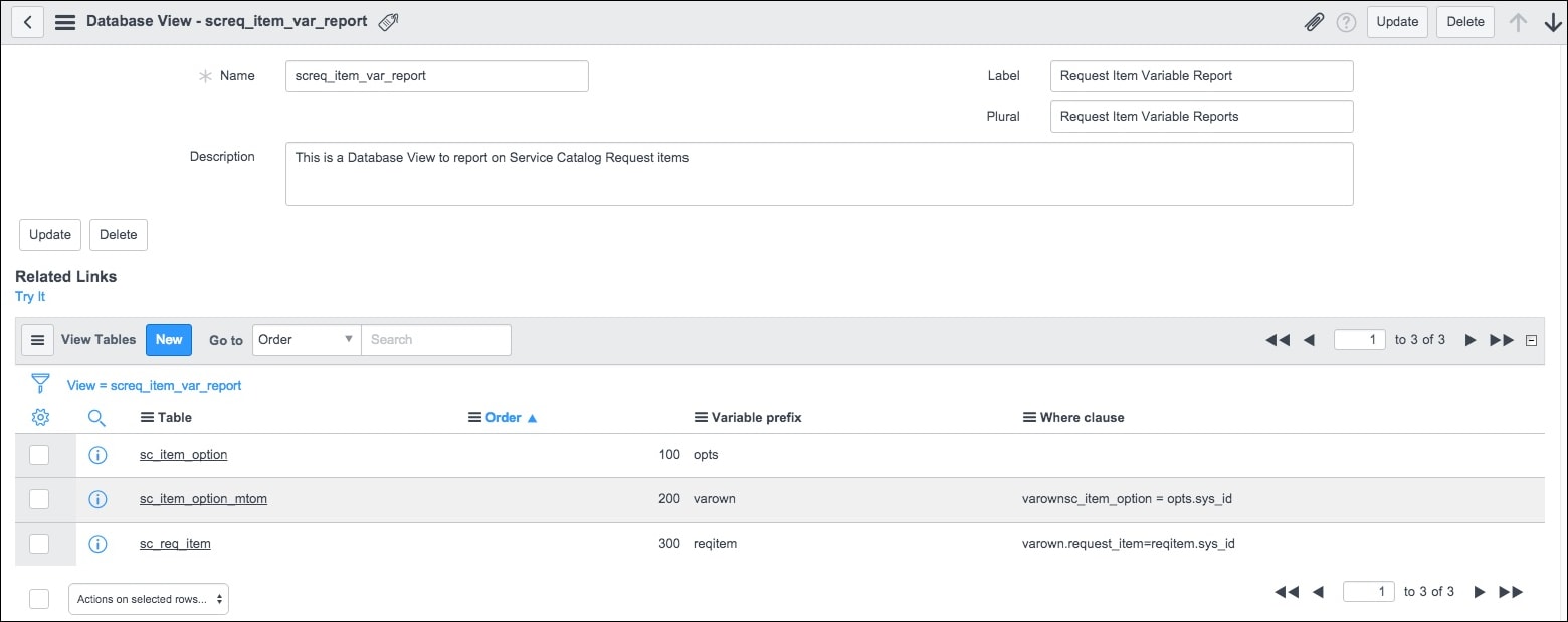 Report on Item Variables in the Service Catalog wi... - ServiceNow Community